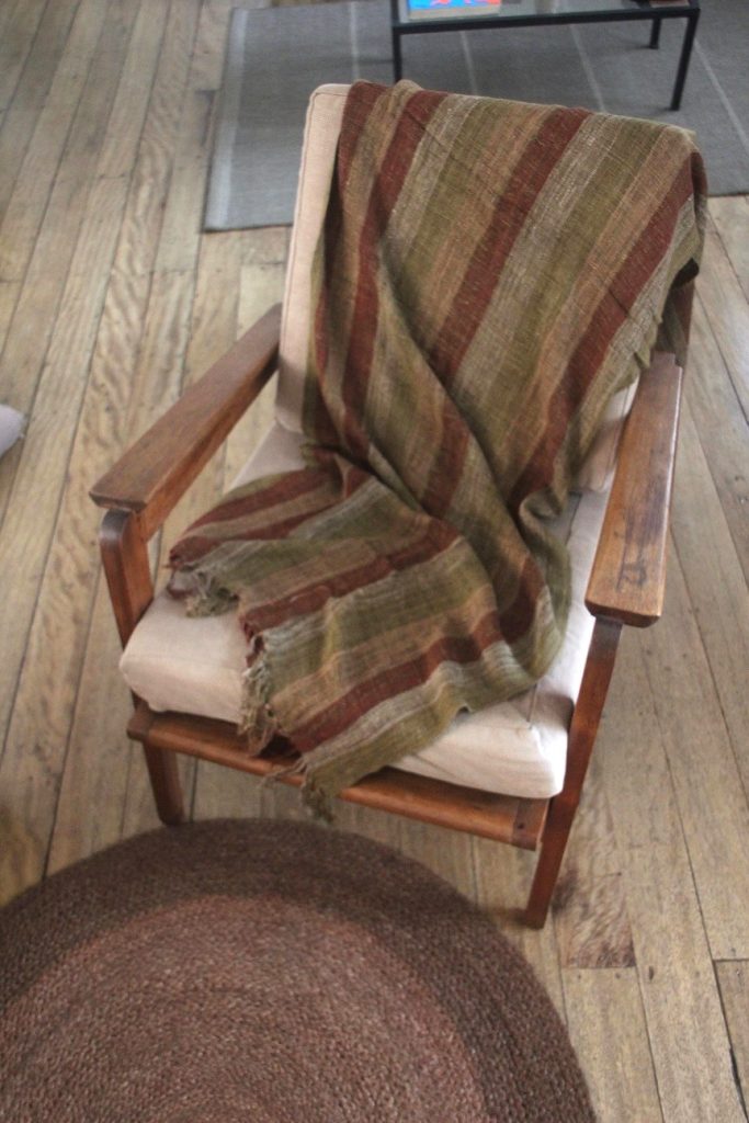 RAW SILK THROW - Mada Collective